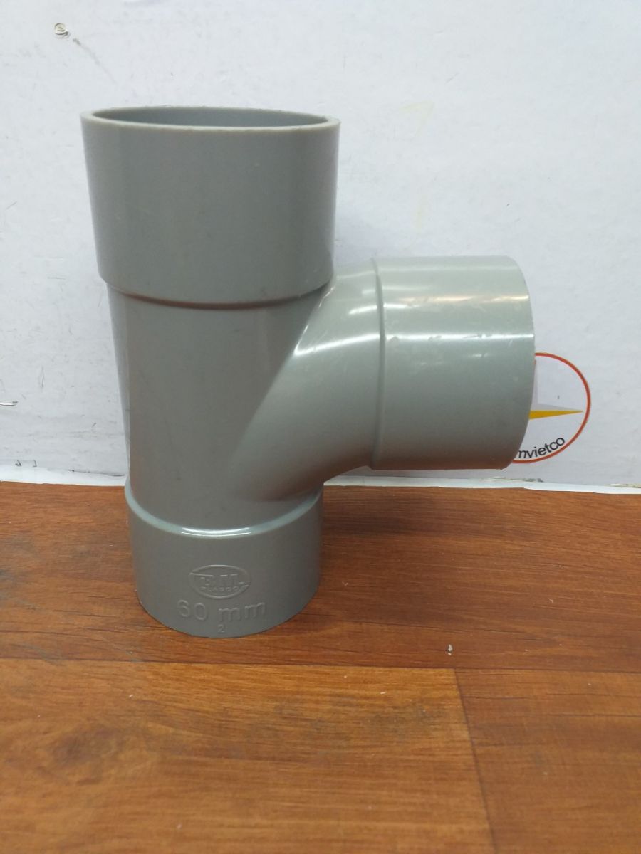 Tê cong 60 nhựa PVC Bình Minh - TC60